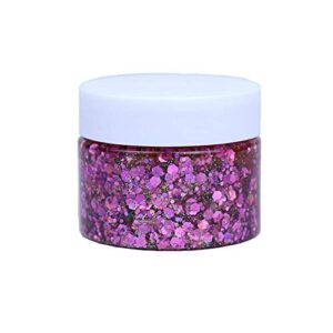 dawils face glitter peel off chunky glitter gel face makeup holographic chunky glitter body peel off formula cosmetic glitter glue pink