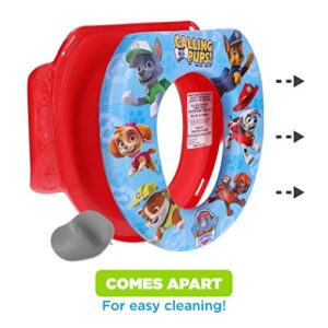 Nickelodeon PAW Patrol "Calling All Pups" Soft Potty Seat and Potty Training Seat - Soft Cushion, Baby Potty Training, Safe, Easy to Clean