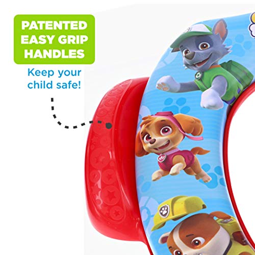 Nickelodeon PAW Patrol "Calling All Pups" Soft Potty Seat and Potty Training Seat - Soft Cushion, Baby Potty Training, Safe, Easy to Clean