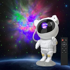 space buddy projector, astronaut light projector, star galaxy night lights, nebula galaxy with timer and remote, kids gaming room bedroom decor, christmas, great gift for kids