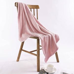 NANPIPER Baby Blankets, Super Soft Fleece Fuzzy Blanket for Toddler, Luxury Cozy Lightweight Microfiber Plush Blanket-Throw Size 30"x40",Pink