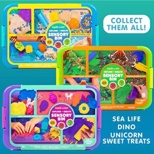 Made By Me Explore + Create Sea Life Sensory Bin, Fun Bins for Toddlers 1-3, All-in-One Tactile Toys, Learn Through Play Unique Fine Motor Toys & FIN-Tastic Experience