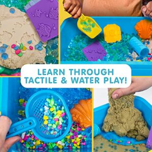 Made By Me Explore + Create Sea Life Sensory Bin, Fun Bins for Toddlers 1-3, All-in-One Tactile Toys, Learn Through Play Unique Fine Motor Toys & FIN-Tastic Experience