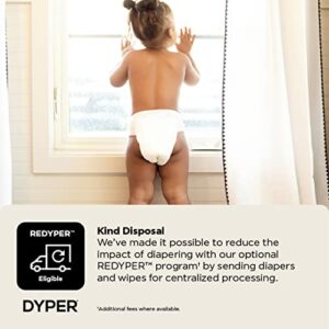 DYPER Viscose from Bamboo Toddler Potty Training Pants Girls & Boys Size 3T-4T, Honest Ingredients, Day & Overnight, Made with Plant-Based Materials, Hypoallergenic for Sensitive Skin, Unscented 24Ct