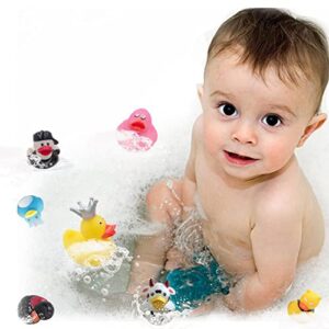 XY-WQ Rubber Duck 50 Pack for Jeeps Bath Toy Assortment - Bulk Floater Duck for Kids - Baby Showers Accessories - Party Favors, Birthdays, Bath Time, and More (50 Varieties)