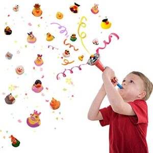 XY-WQ Rubber Duck 50 Pack for Jeeps Bath Toy Assortment - Bulk Floater Duck for Kids - Baby Showers Accessories - Party Favors, Birthdays, Bath Time, and More (50 Varieties)