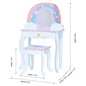 Fantasy Fields - Little Dreamer Rainbow Medium Toy Vanity - Pink