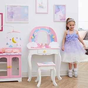 Fantasy Fields - Little Dreamer Rainbow Medium Toy Vanity - Pink