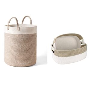 la jolie muse cotton rope basket for nursery baby toys storage