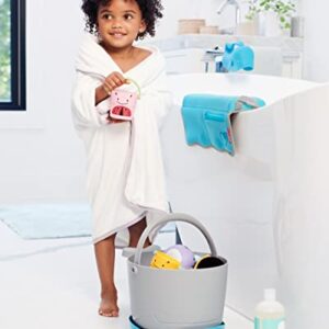 Skip Hop Bath Toy Storage, Moby Stowaway Bucket, Grey