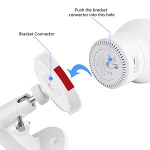 Adjustable Baby Monitor Wall Mount for Eufy Spaceview, Spaceview Pro and Spaceview S Baby Monitor, Perfect View Angle and Easy Installation Without Drilling