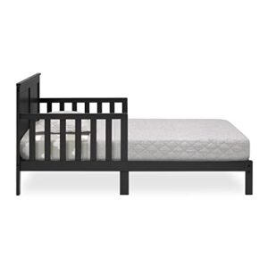 Delta Children Collins Wood Toddler Bed, Greenguard Gold Certified, Midnight Grey