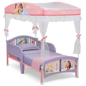 delta children canopy toddler bed, disney princess