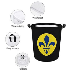 St. Louis City Flag Oxford Cloth Laundry Basket with Handles Storage Basket for Toy Organizer Kids Room Nursery Hamper Bathroom