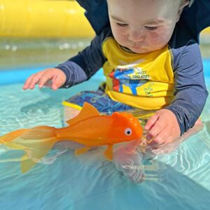 Genuine Fred Koi Toy Light-Up Bath Goldfish,Orange