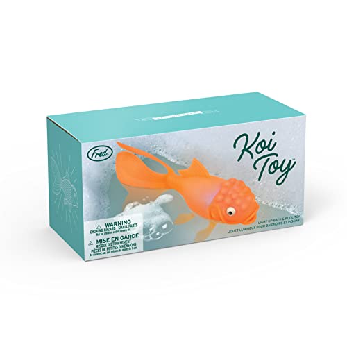 Genuine Fred Koi Toy Light-Up Bath Goldfish,Orange