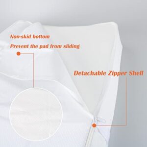 BBjixiang Baby Diaper Changing Table Pad with Waterproof Cover, Contour Changing Pad for Dresser Top 32”×16”