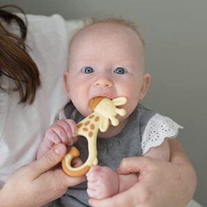 Dr. Brown’s Ridgees Giraffe, Massaging Baby Teether, Designed by a Pediatric Dentist, BPA Free, 3m+