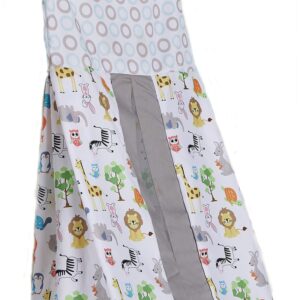 Diaper Stacker Baby Boy Baby Girl Nursery Crib Diaper Storage Organizer Hanging Bag Animal Pattern by JAHbaby (4), 28 X 52