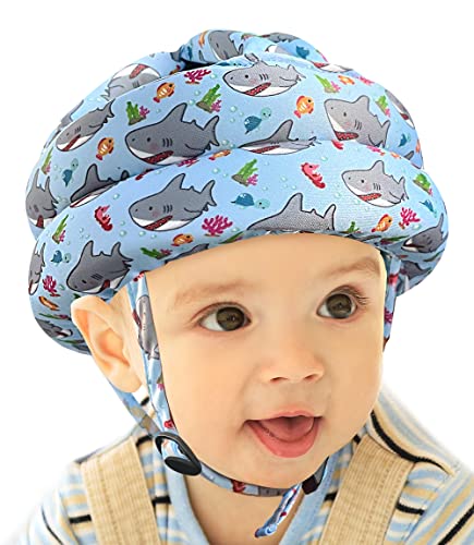 Baby Helmet for Crawling Walking Baby Head Protector - Head Protection for Baby No Bumps and Soft Cushion Infant Baby Safety Headguard I Toddler Inflatable Helmets 1-2 Years Old, 6-12 Months