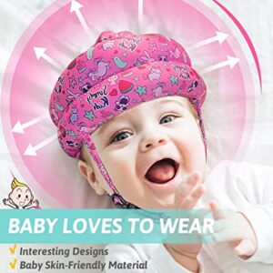 Baby Helmet for Crawling Walking Baby Head Protector - Head Protection for Baby No Bumps and Soft Cushion Infant Baby Safety Headguard I Toddler Inflatable Helmets 1-2 Years Old, 6-12 Months