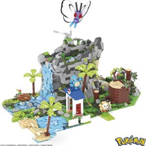 MEGA Pokemon Action Figure Building Toys for Kids, Jungle Voyage with 1362 Pieces, 4 Poseable Characters, Age 7+ Years Old Gift Idea (Amazon Exclusive)