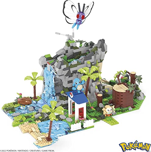 MEGA Pokemon Action Figure Building Toys for Kids, Jungle Voyage with 1362 Pieces, 4 Poseable Characters, Age 7+ Years Old Gift Idea (Amazon Exclusive)