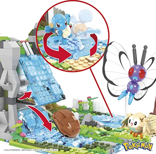 MEGA Pokemon Action Figure Building Toys for Kids, Jungle Voyage with 1362 Pieces, 4 Poseable Characters, Age 7+ Years Old Gift Idea (Amazon Exclusive)