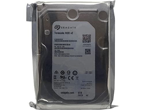 Seagate 8TB Terascale Enterprise HDD 7200RPM 256MB Cache SATA 6Gb/s 64MB Cache 3.5-Inch Internal Hard Drive (ST8000NC0002) - 3 Year Warranty (Renewed)