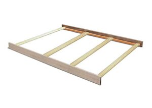 full-size conversion kit bed rails compatible with oxford baby, soho baby, ozlo baby & avalon baby cribs | see description for list of compatible cribs (washed sand)