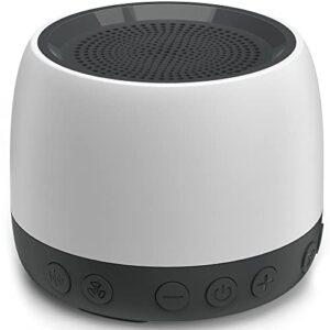 elesories white noise machine, sound machine with13 non looping natural soothing sounds for adults baby sleeping, also be used as a multifunctional speaker for home, office privacy | nursery | travel…