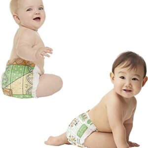 The Honest Company Clean Conscious Diapers | Plant-Based, Sustainable | Color Me Paisley + Grow Together | Club Box, Size 6 (35+ lbs), 44 Count