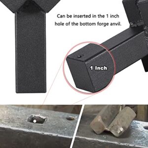 1 Inch Blacksmith Hardy Forming Stake Fuller Blacksmithing Metal forge tool Forging Knife, Leaf and Armor