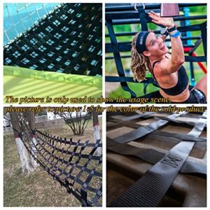 DREAMOSA Outdoor Climbing Net for Kids,Playground Cargo Net,Indoor Jungle Gym Ninja Warrior Obstacle Course Kids Climbing Wall Tree House Accessories Swing Set Rope Net,for Training Equipment