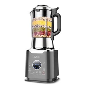 joydeem multifunctional cooking blender,high-speed countertop blender jd-d16 with stew pot, soybean milk maker, hot and cold, 9 one touch programs with 12h delay cook, 1200w, 59 oz, shakes and smoothies, nut butters, soups