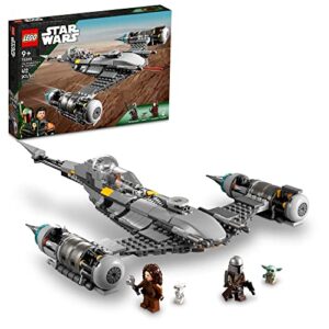 lego star wars the mandalorian's n-1 starfighter 75325 building set - the book of boba fett, featuring baby yoda grogu and droid toy figures, birthday gift idea for kids, boys & girls ages 9+