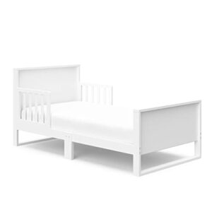 stork craft storkcraft slumber toddler bed, white