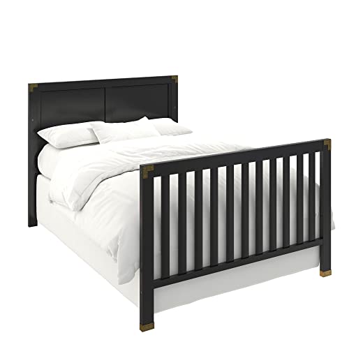 Baby Relax Miles 5-in-1 Convertible Crib, Black