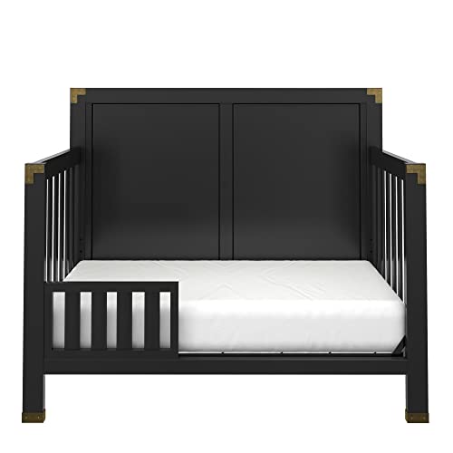 Baby Relax Miles 5-in-1 Convertible Crib, Black