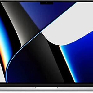 2021 Apple MacBook Pro with Apple M1 Max Chip (16-inch, 32GB RAM, 1TB SSD Storage) (QWERTY English) Silver (Renewed)