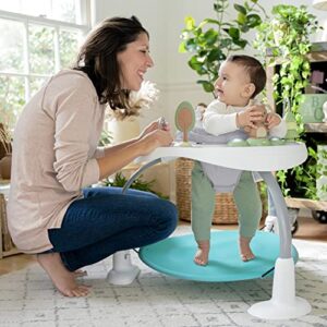 Ingenuity Spring & Sprout 2-in-1 Baby Activity Center Jumper and Table with Infant Toys - Ages 6 Months +, First Forest