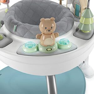 Ingenuity Spring & Sprout 2-in-1 Baby Activity Center Jumper and Table with Infant Toys - Ages 6 Months +, First Forest