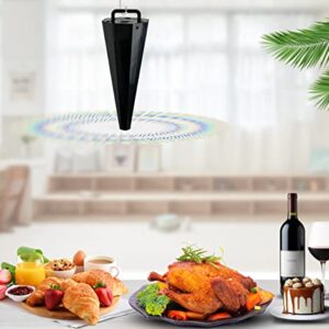 PATIOSIR Table Food Fan for BBQ, Picnic, Pool Parties, Outdoor Dinner, Portable Food Spinner to Keep Food Clean, USB or Batteries Powered(3pcs)