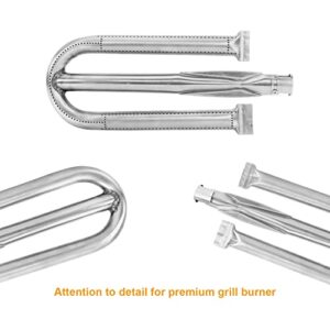 BBQ-PLUS Stainl Steel Grill Burner Tube Replacement Parts for Calise OK2000, OK2000E, OK3000,Lucullan MR3000, MR4000,Outdoor Kitchen Concepts OK2000, OK2000E Grill,1 Pack