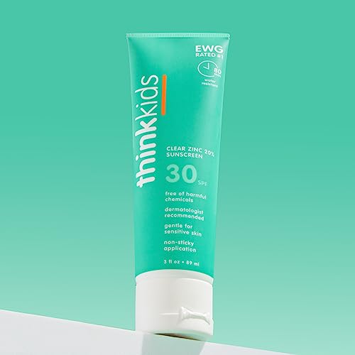 THINKBABY Kids Clear Zinc Sunscreen Spf 30, 89 ML