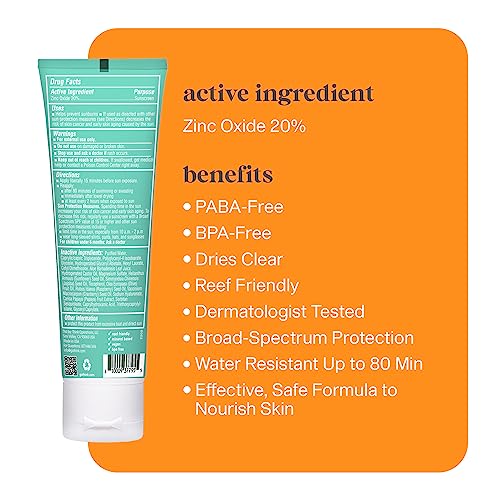 THINKBABY Kids Clear Zinc Sunscreen Spf 30, 89 ML