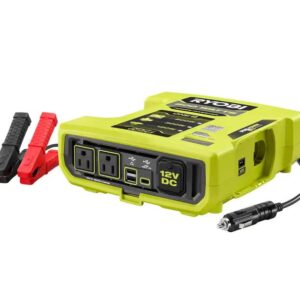 RYOBI ONE+ 18V 800-Watt Max 12V Automotive Power Inverter with Dual USB Ports - RYi8030AVNM