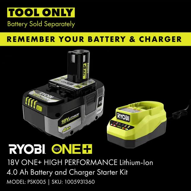 RYOBI ONE+ 18V 800-Watt Max 12V Automotive Power Inverter with Dual USB Ports - RYi8030AVNM