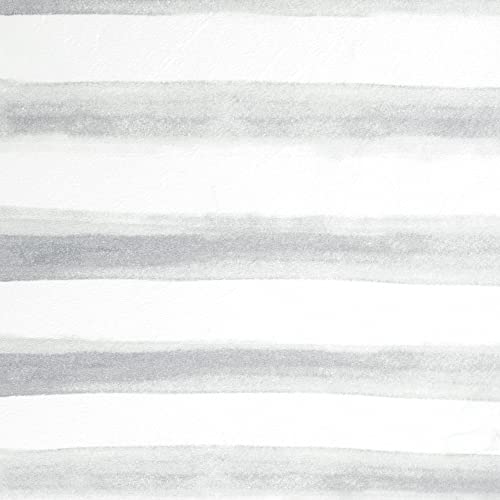 Lush Decor Watercolor Stripe Soft & Plush Changing Pad Cover, 32" x 16" x 5", Gray