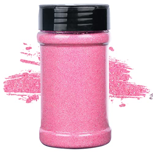 TORC Iridescent Pink Fine Glitter 4 oz Glitter Powder for Tumblers Resin Crafts Slime Cosmetic Nail Painting Festival Decoration